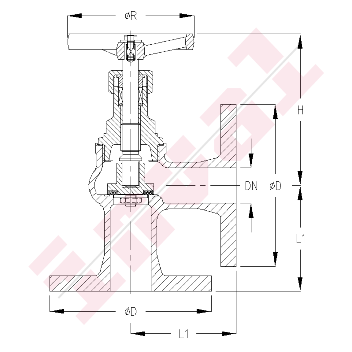 Klepafsluiters met flenzen – Inval Holland