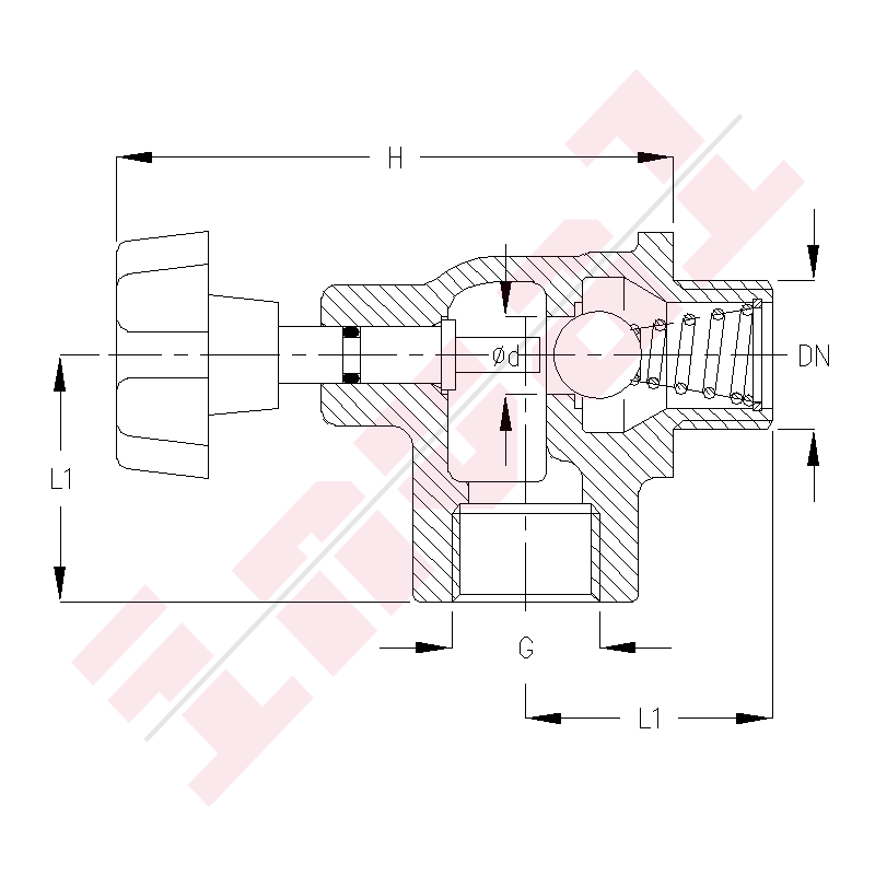 Self-closing valves with thread – Inval Holland